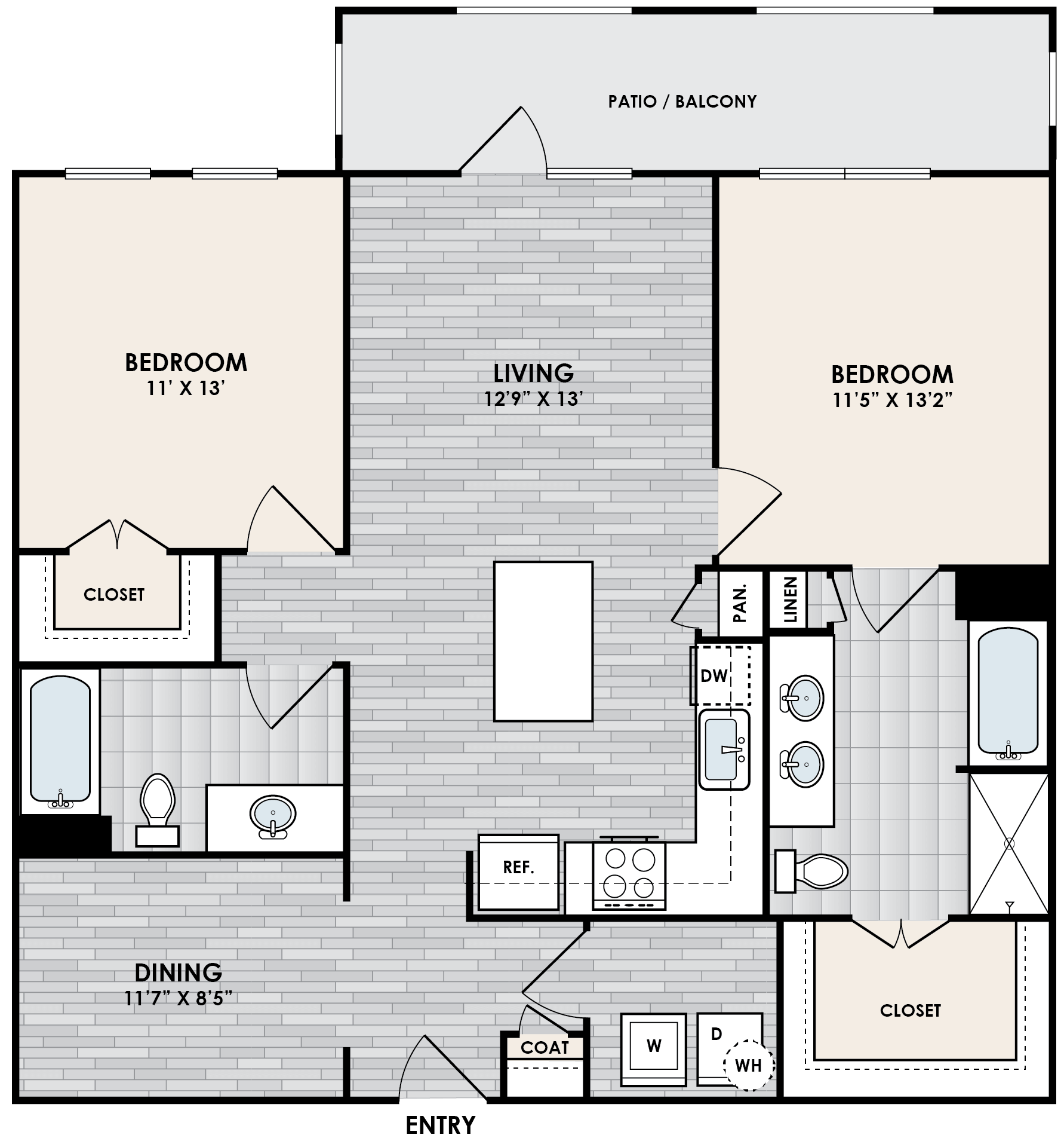 luxury apartment floor plans